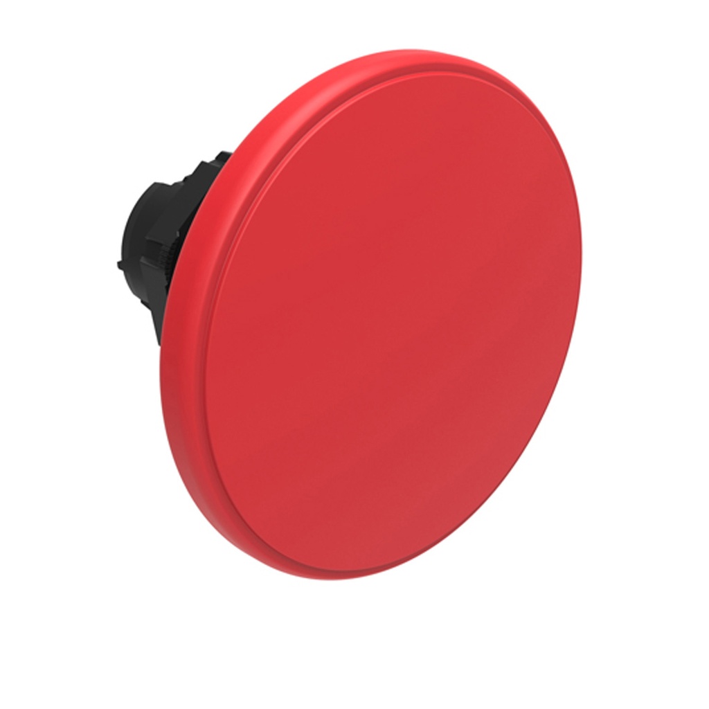 Red Plastic Mushroom Push Button, Momentary, 60mm Head, 22mm Base ...
